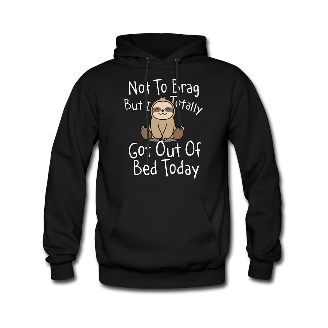 Funny Sloth Hoodie. Sloth Sweater. Lazy Day Hoodie. Sleeping Sweatshirt ...
