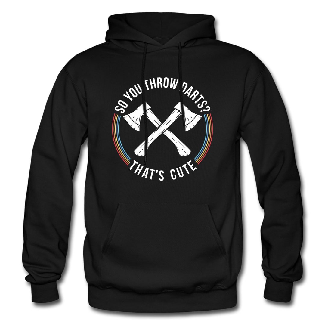Axe Throwing Hoodie. Axe Throwing Clothing. Axe Thrower - Etsy