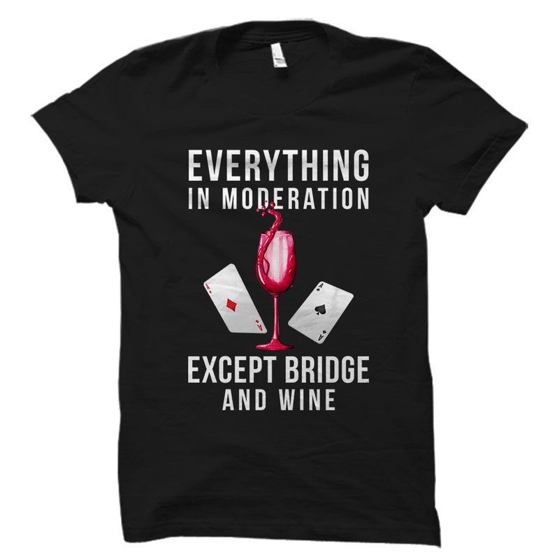 Bridge Game Shirt Bridge Player Gift Card Game Addict Shirt - Etsy