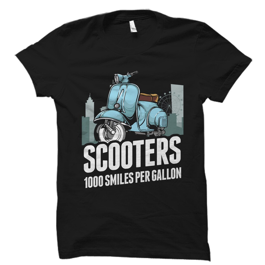 Scooter Shirt Scooter T Shirt Motor Scooter Tshirt Scooter Rider Shirt ...