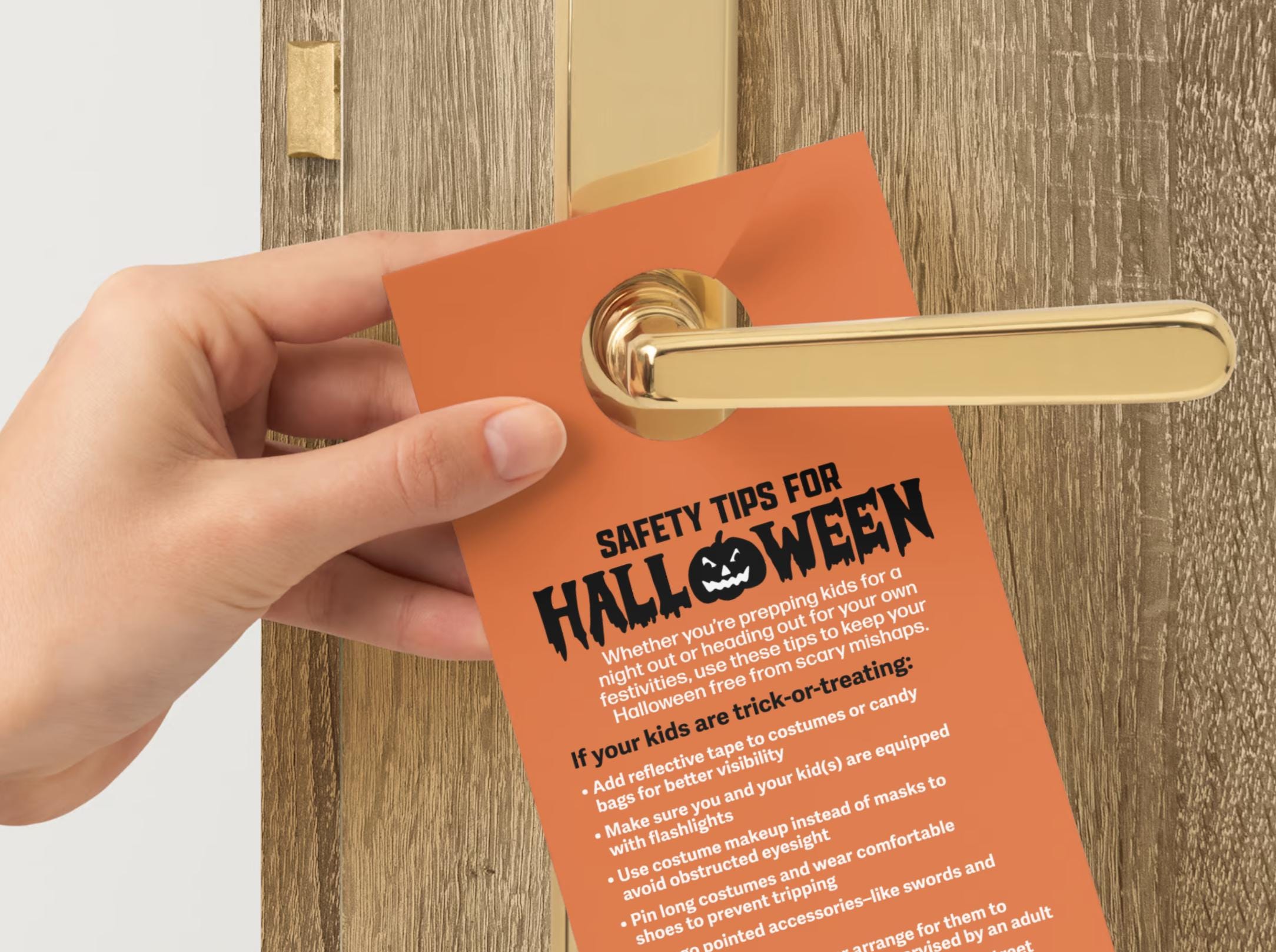 Working With You Would Be a Treat Real Estate Doorhanger, Halloween ...