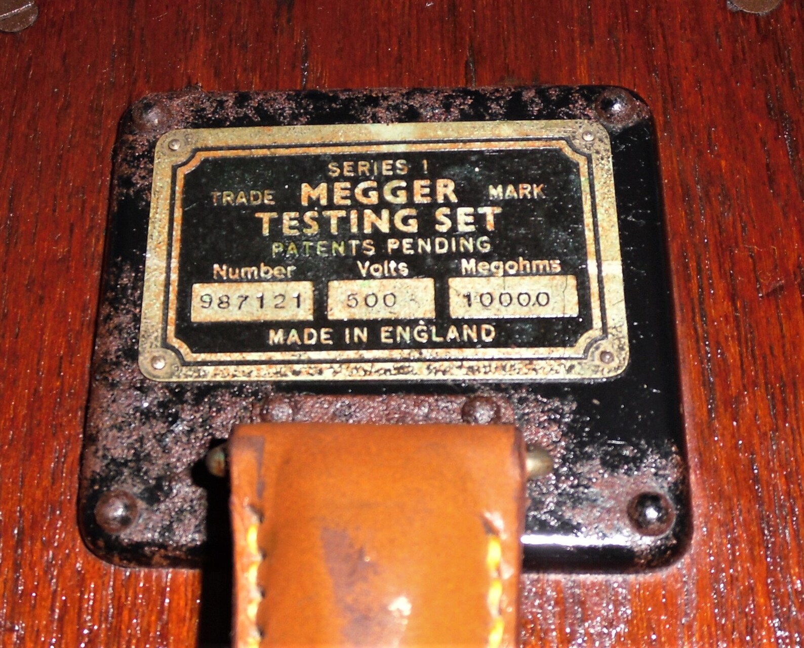 Megger Meter Constant Pressure Insulation Vintage Mining Etc Tester by ...