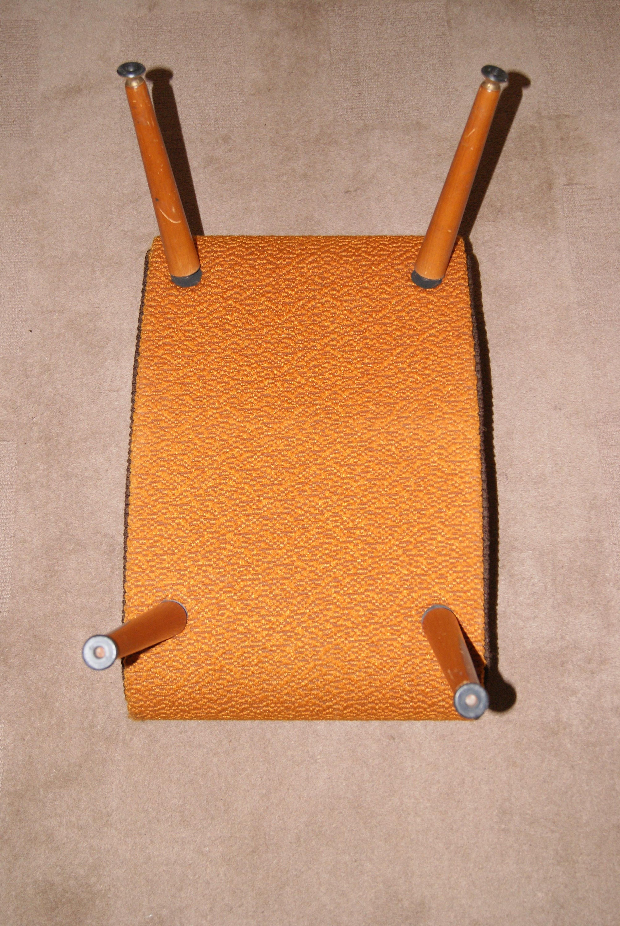 Rare Sherborne Pandora Retro Sewing Box Stool, Soft Fabric With Dansett ...