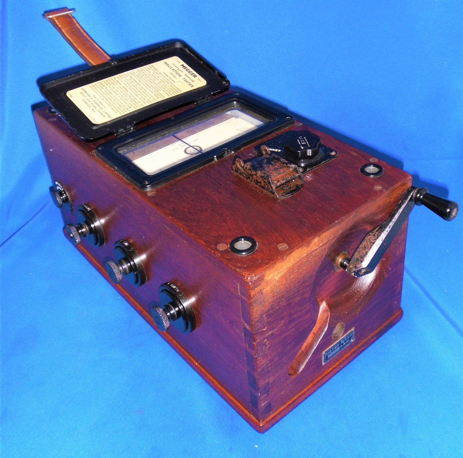 Megger Meter Constant Pressure Insulation Vintage Mining Etc Tester by ...