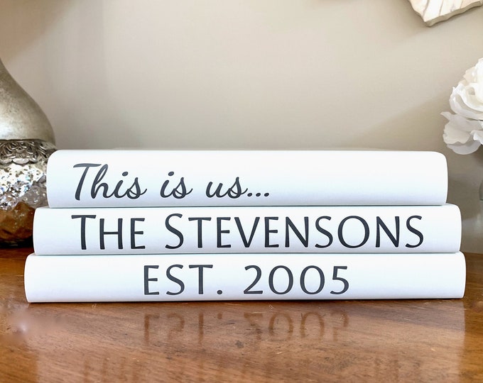 Decorative Books Book Decor Custom Book Covers by ArtfulLibrary