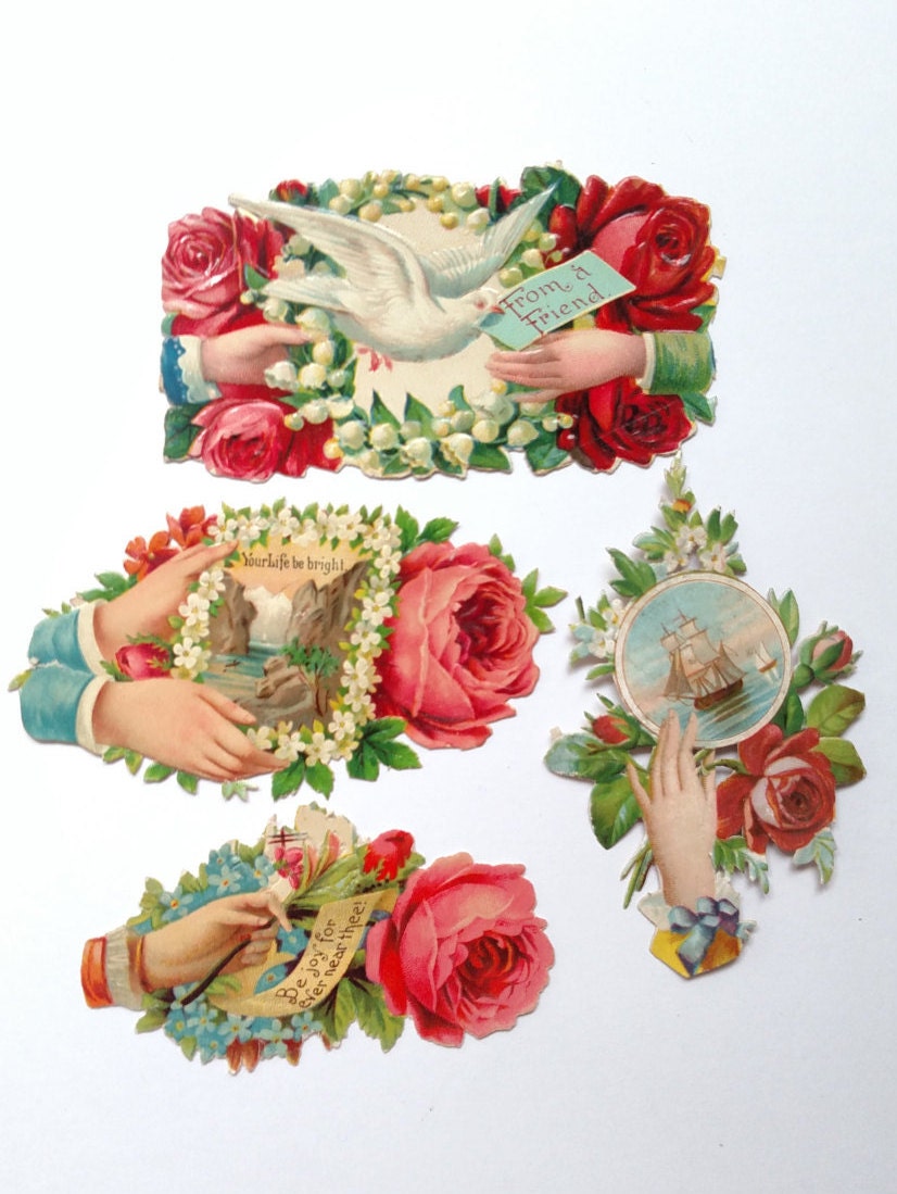 Paper, Party & Kids Scrapbooking Antique Paper Ephemera Victorian Paper ...