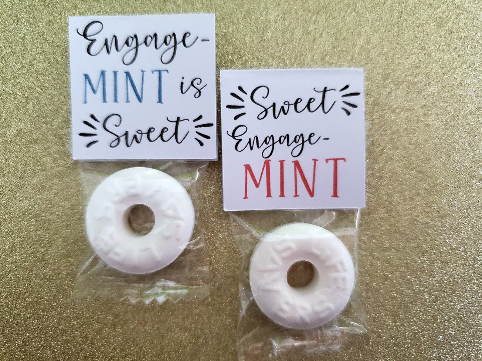 25 Engagement Party Favors Sweet Engage-MINT Party Favors | Etsy