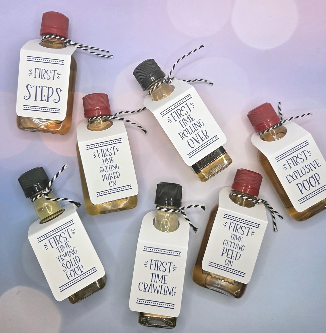 Fun & Unique Baby Shower Gift, Baby's Firsts, New Mom Gift, Baby ...