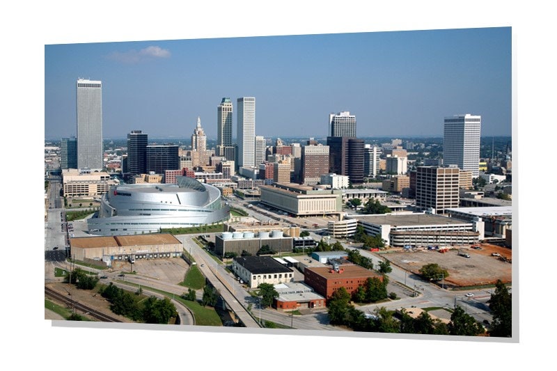Tulsa Skyline Photograph Unframed Print - Etsy