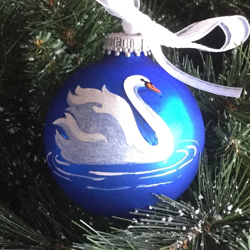 Swan Ornament - Etsy