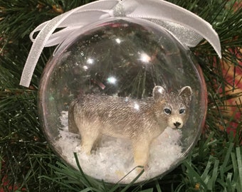 Wolf ornament | Etsy