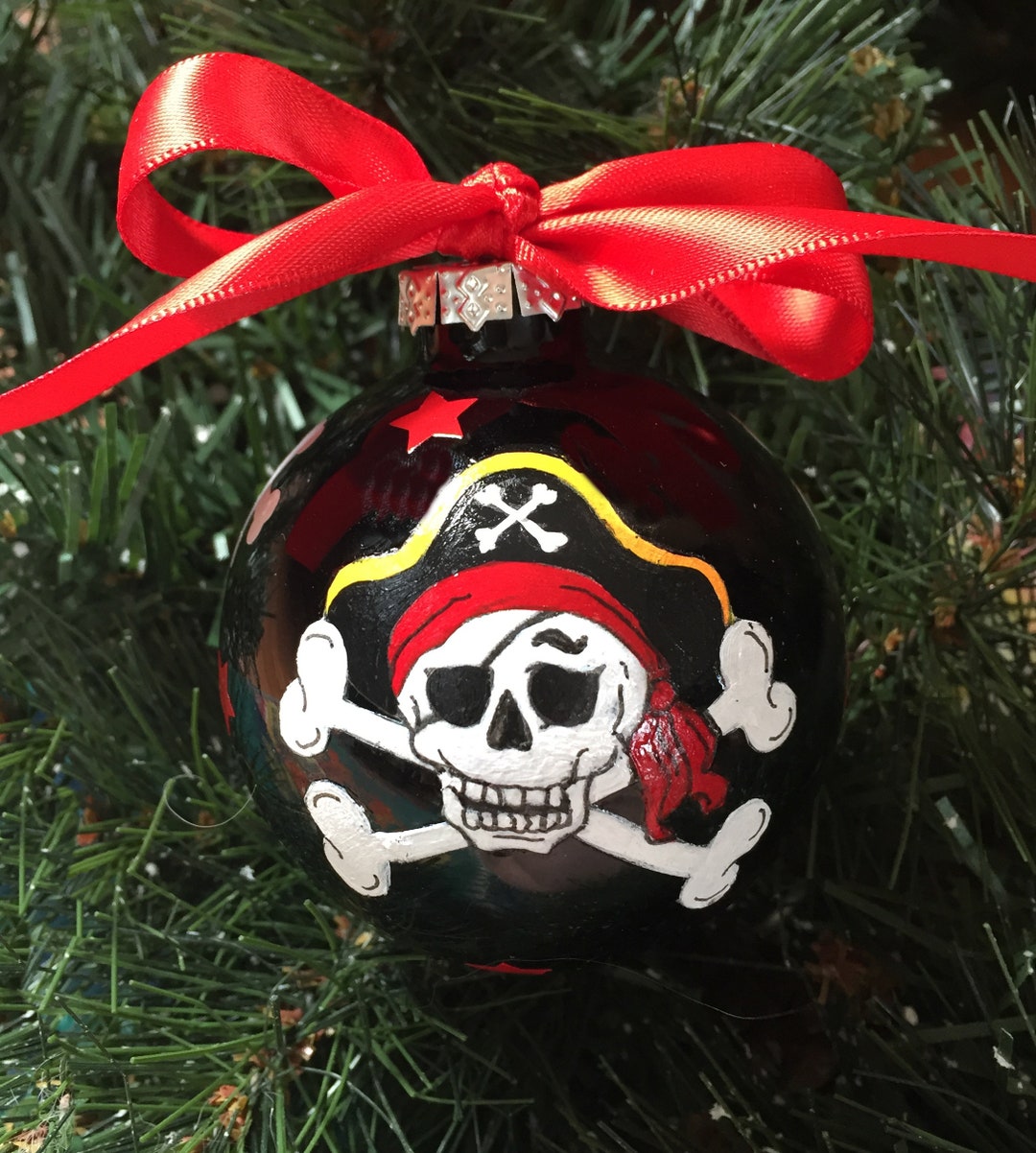 Personalized Pirate Christmas Ornament - Etsy