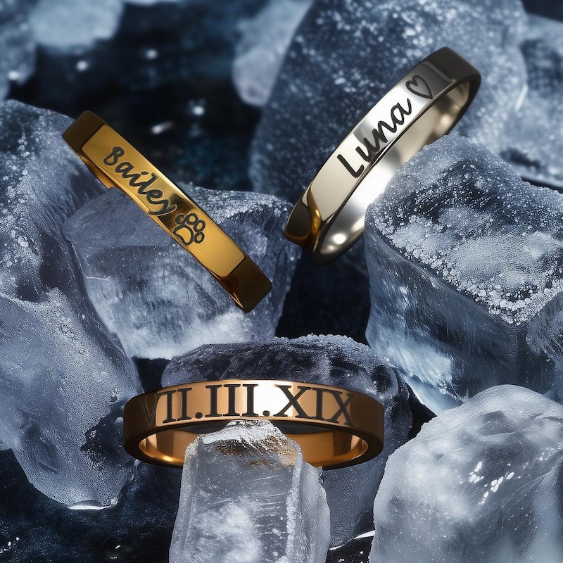 Engraved Ring - Etsy