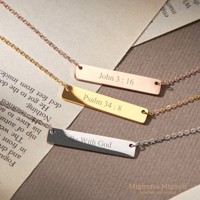 Bible Verse Jewelry - Etsy