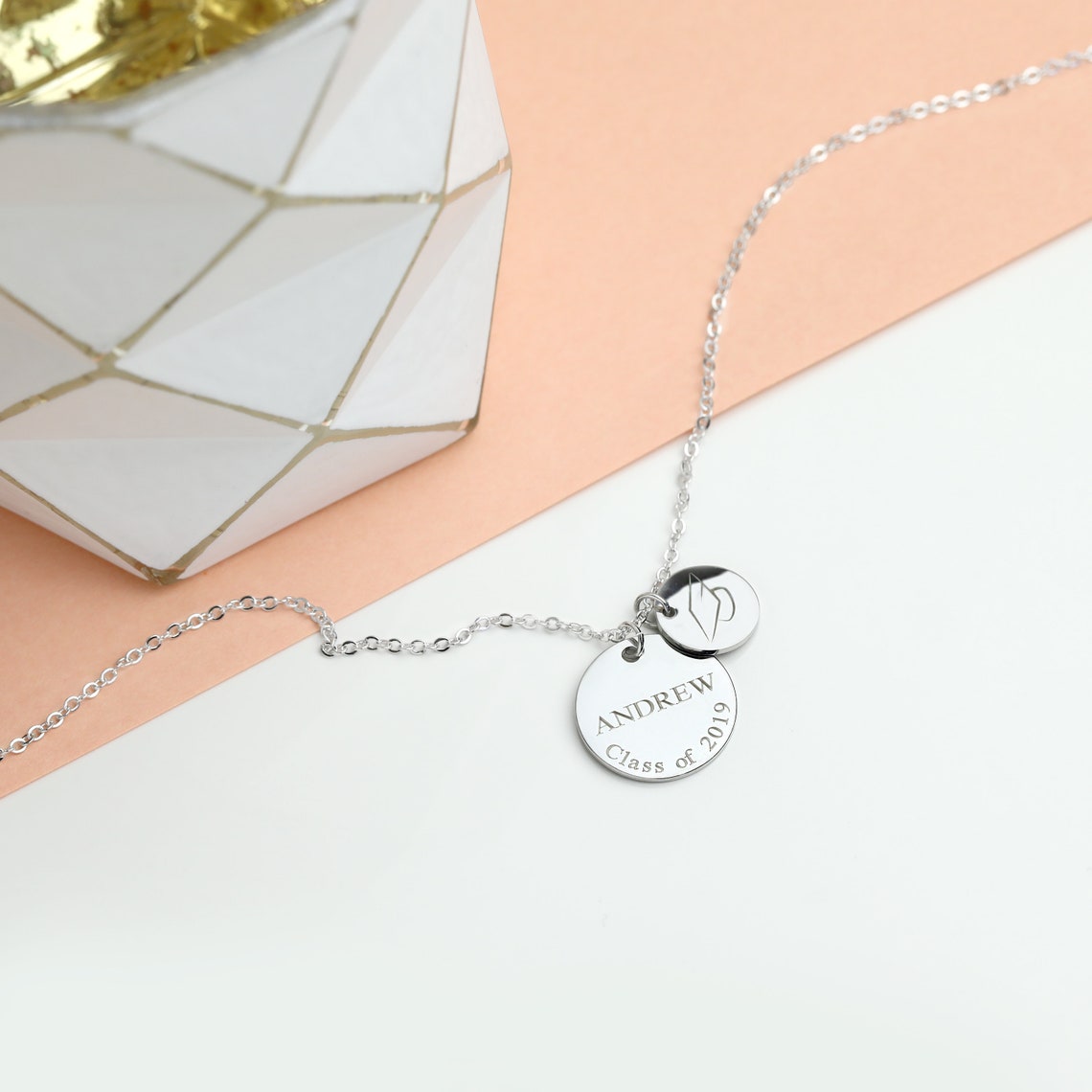 Custom Graduation Necklace Name Necklace College Graduation - Etsy