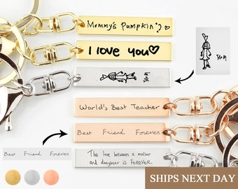 Engraved Key Ring - Etsy