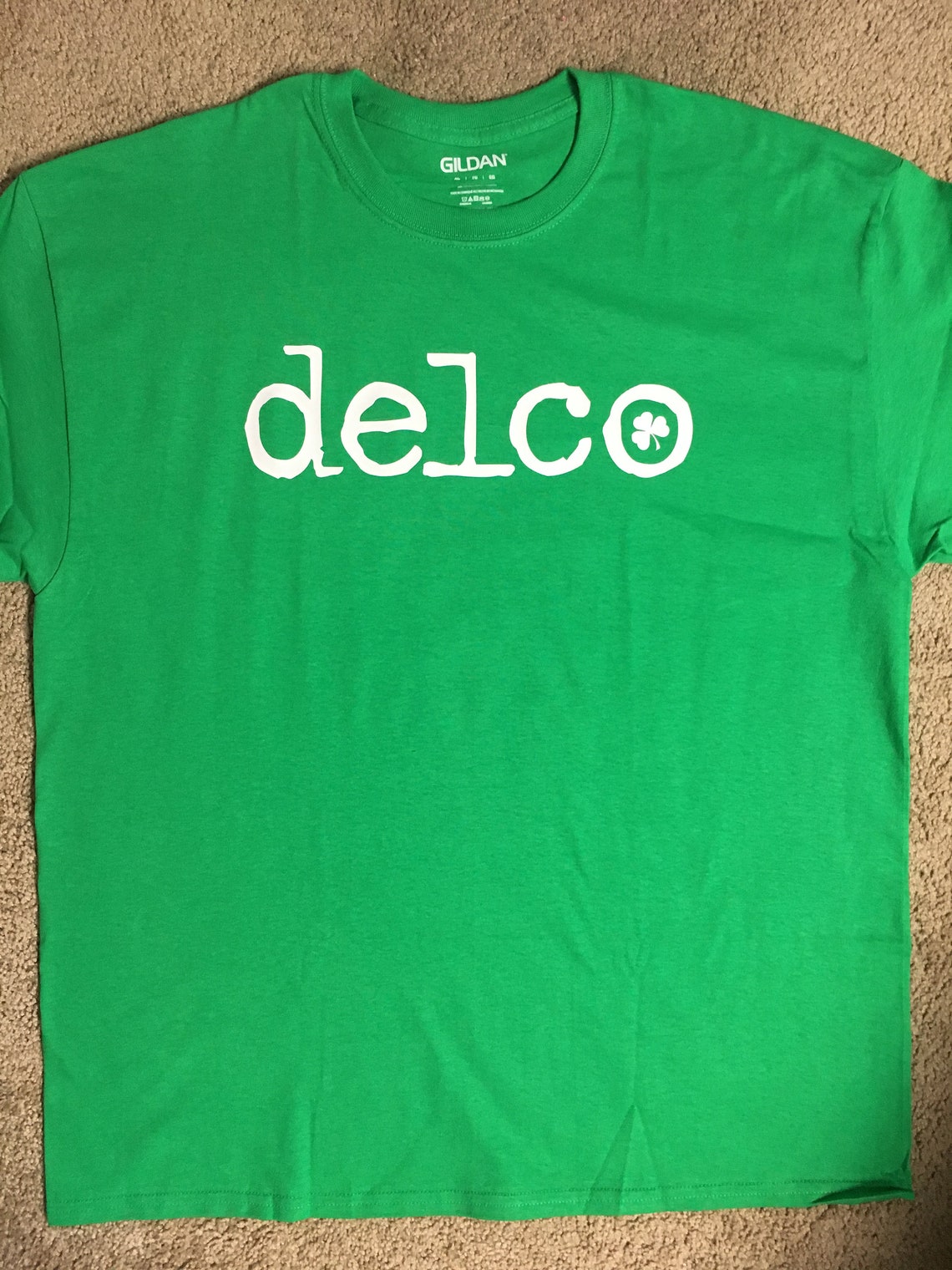 DELCO T-shirt FREE SHIPPING Delco Teeshirt St. Patty's Day Delco Tshirt ...