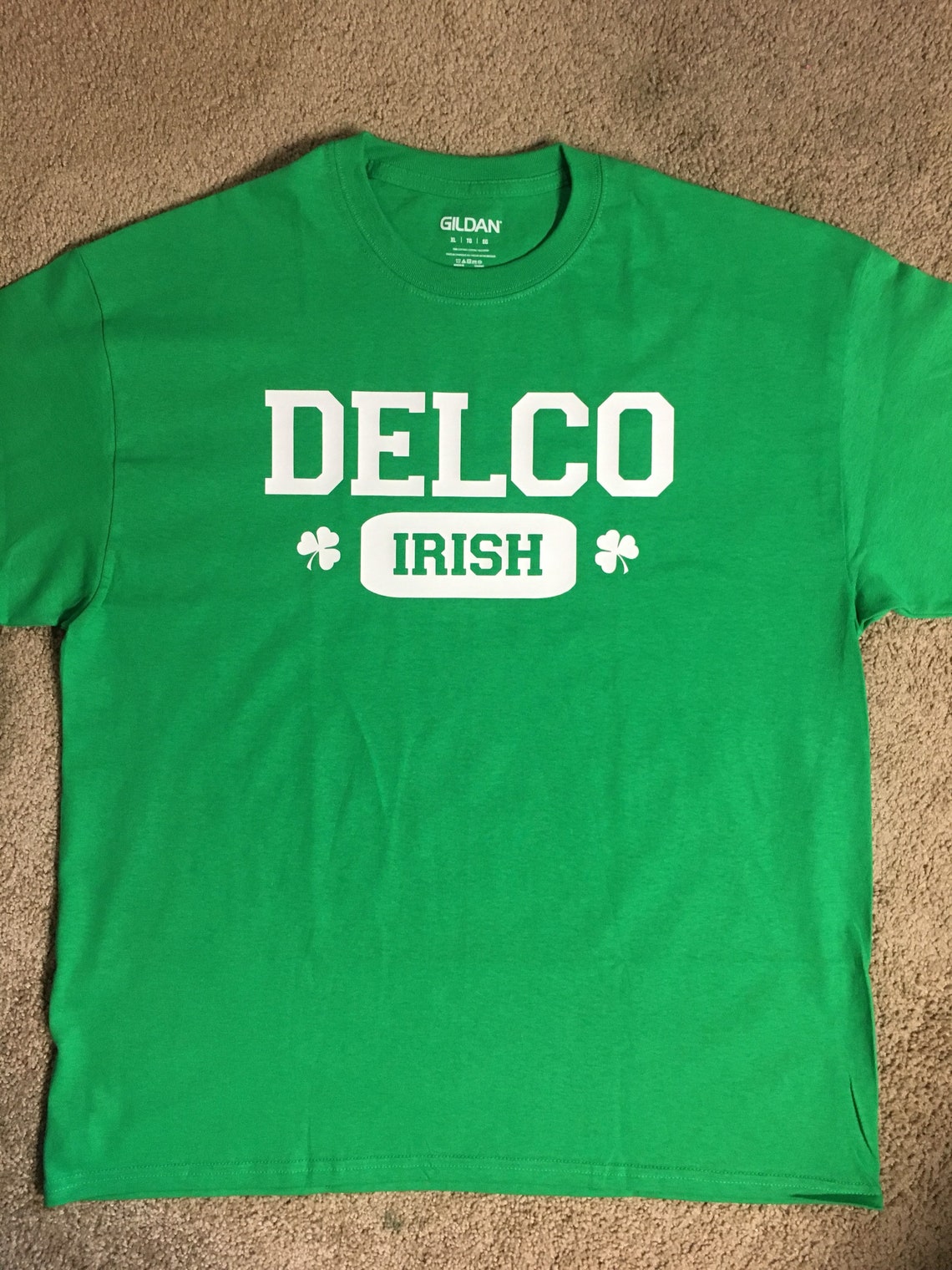 DELCO T-shirt FREE SHIPPING Delco Teeshirt St. Patty's Day Delco Tshirt ...