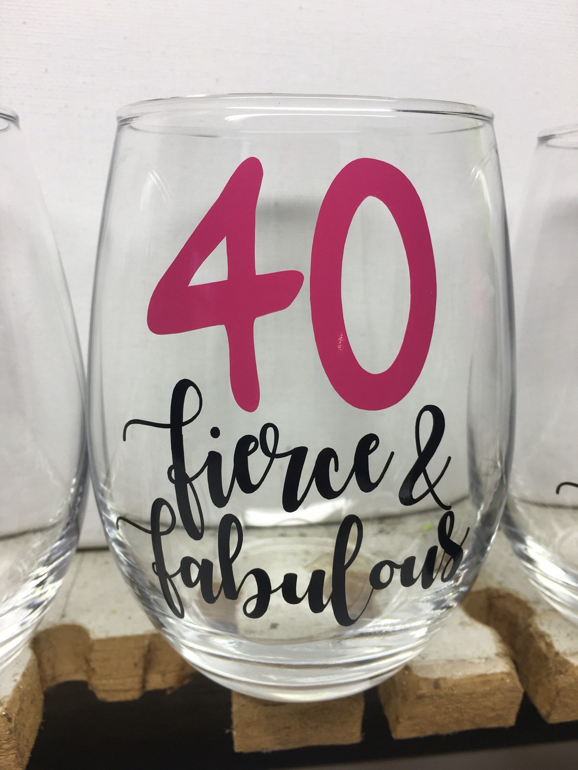 40 Fierce and Fabulous Fourty Fierce and Fabulous 40 Wine - Etsy