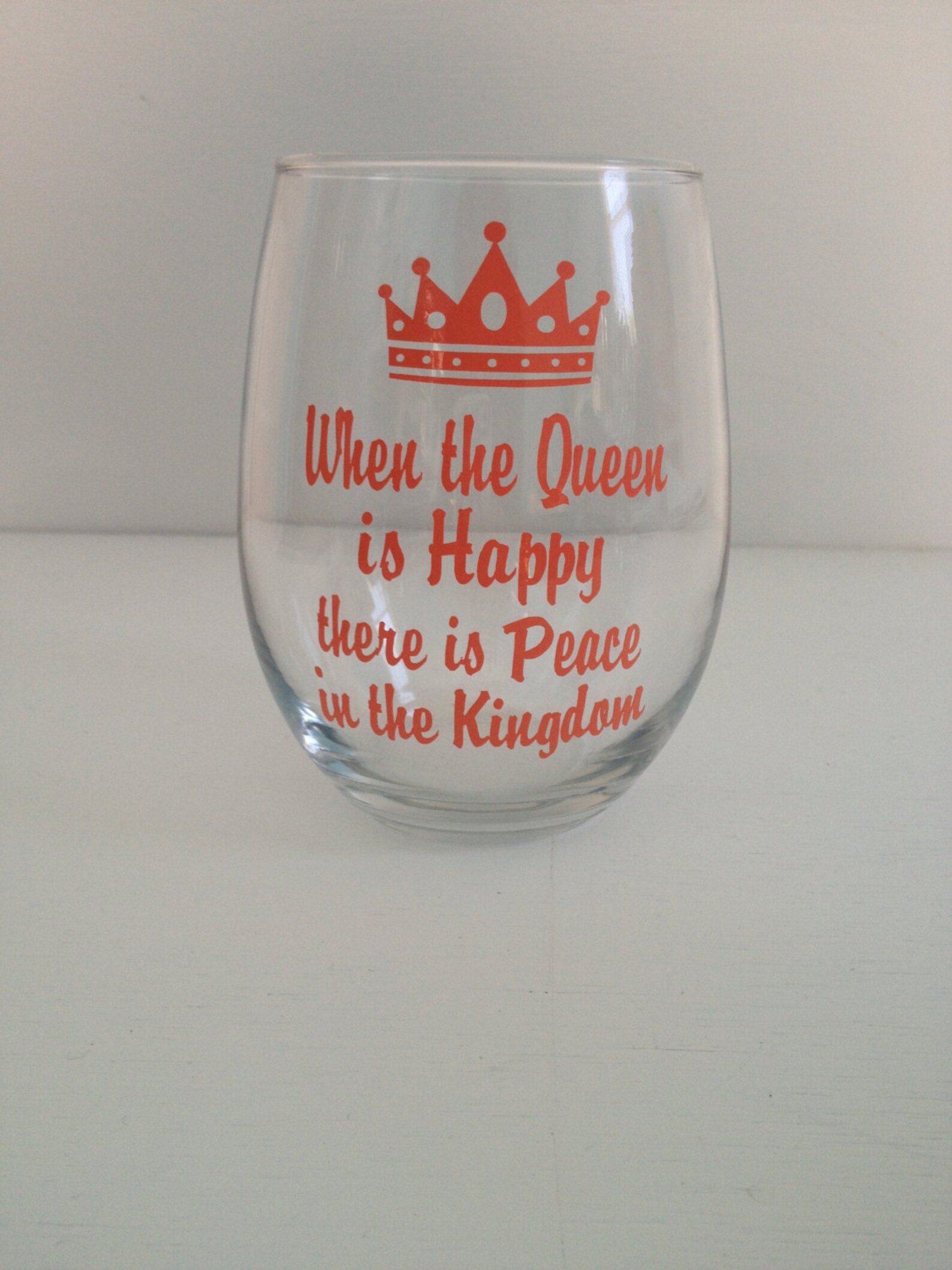 Queen Gift - When the Queen is Happy There is Peace in the Kingdom - Etsy