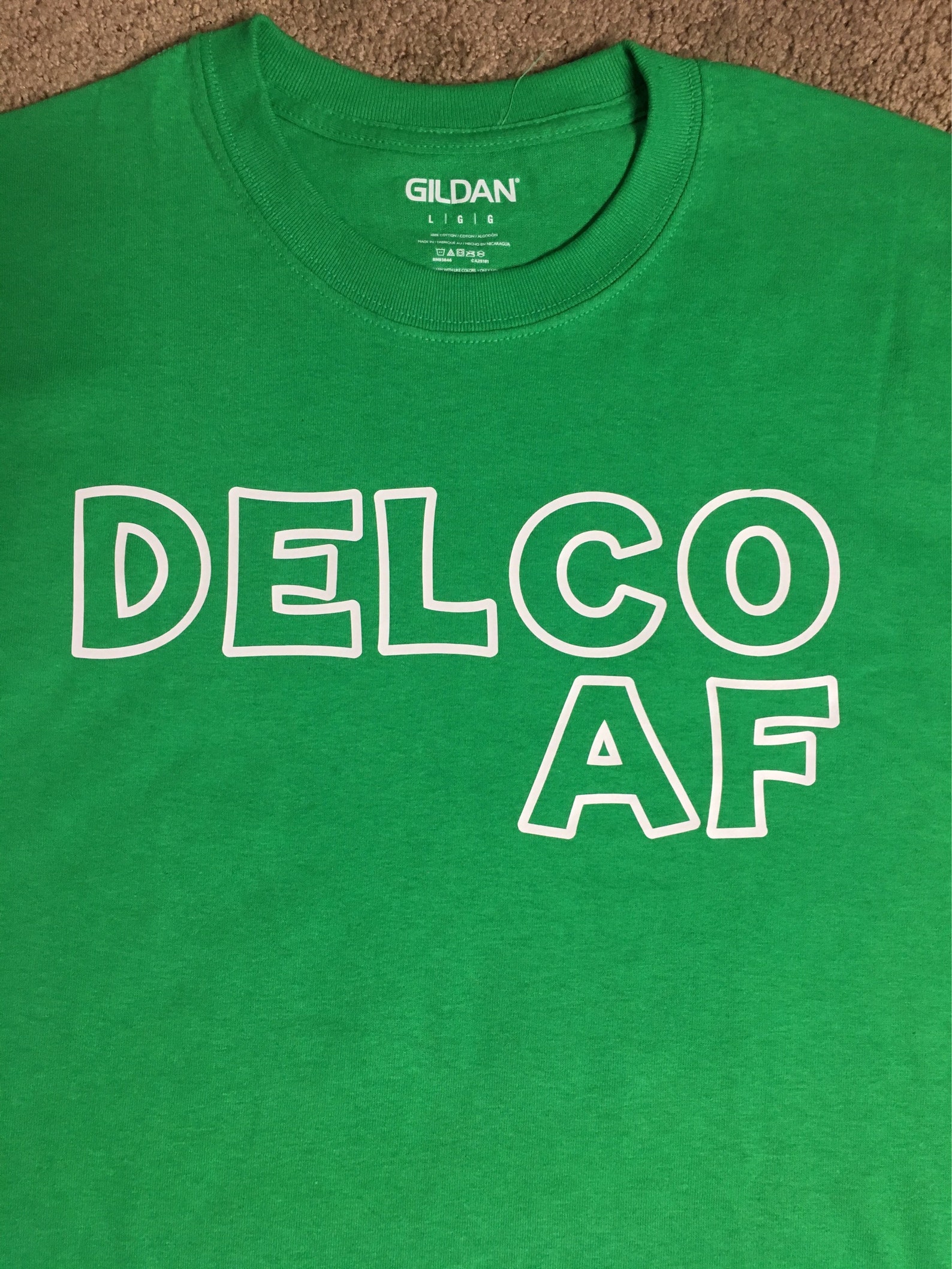 DELCO T-shirt FREE SHIPPING Delco Teeshirt St. Patty's Day Delco Tshirt ...