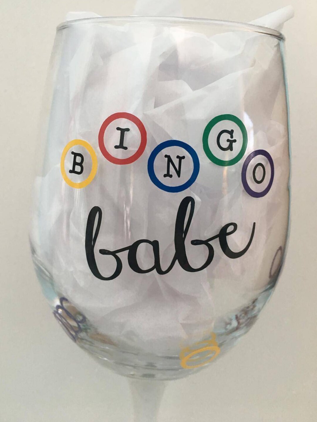 Bingo Babe Wine Glass - Bingo Beer Glass - Bingo Wine Glass - Perfect ...