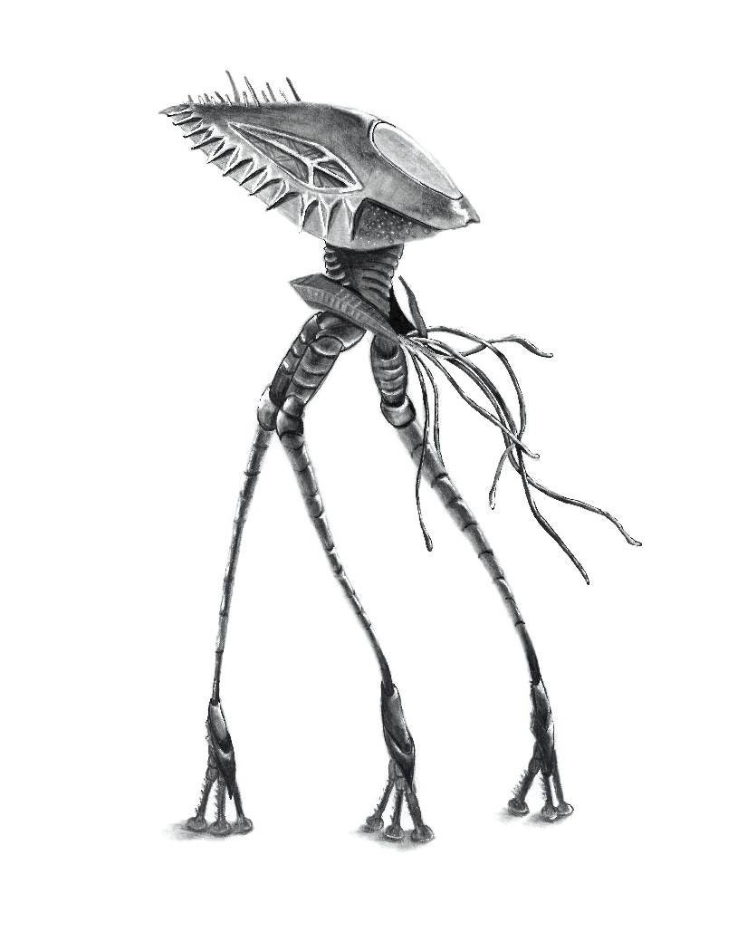 War Of The Worlds Tripod Drawing