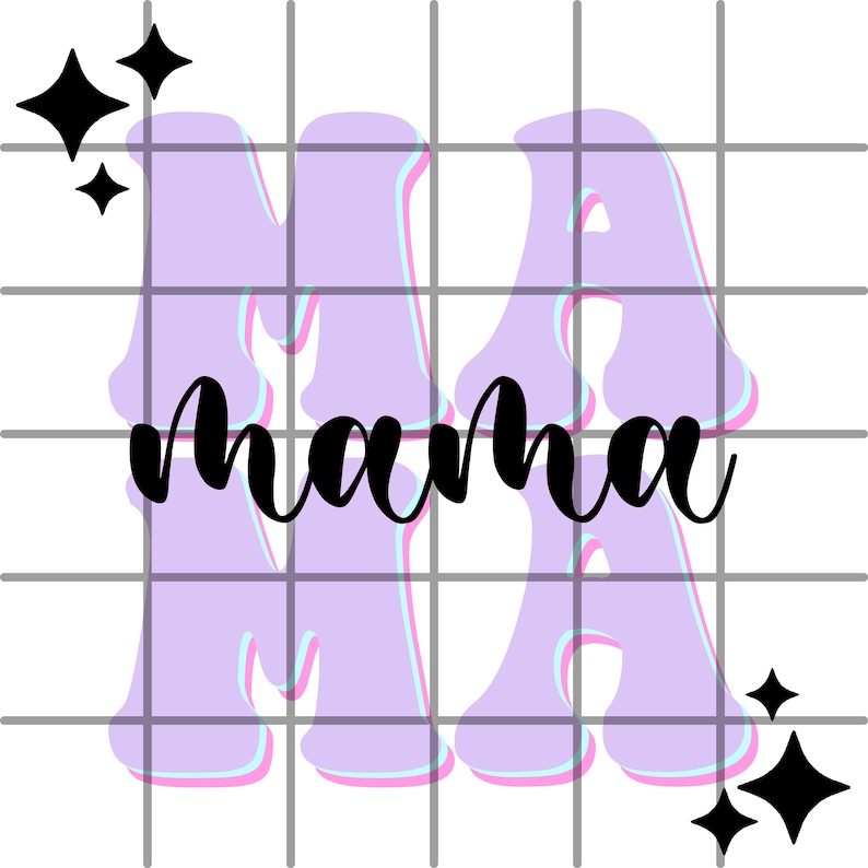 MAMA PNG Sublimation Design for Shirts, Instant Downloads, Printable ...