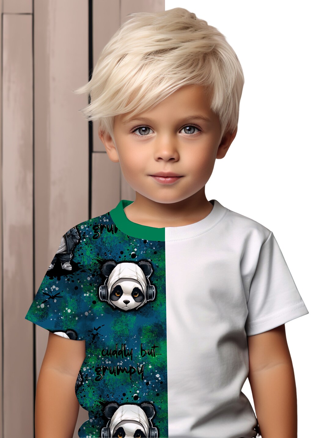Kids Shirt Mockup, Photoshop Mockup, Procreate Mockup, Realistic Kids ...