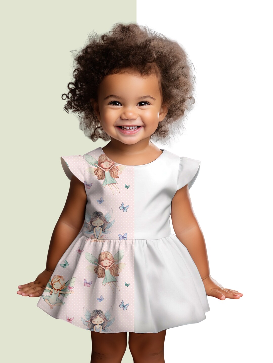 Kids Dress Mockup, Photoshop Mockup, Procreate Mockup, Realistic Kids ...