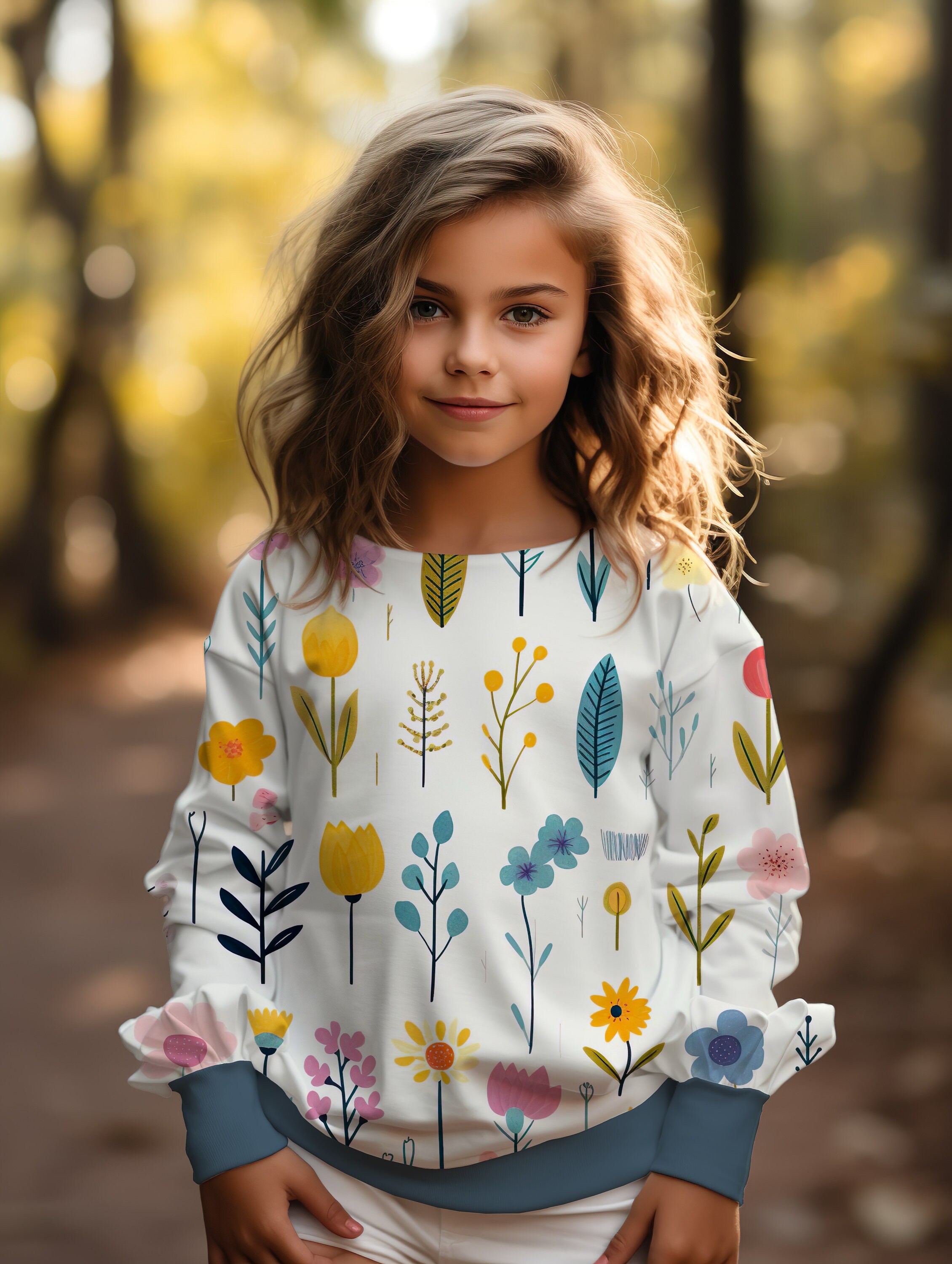 Girls Shirt Mock-up, Photoshop Mockup, Procreate Mockup, Realistic Kids ...