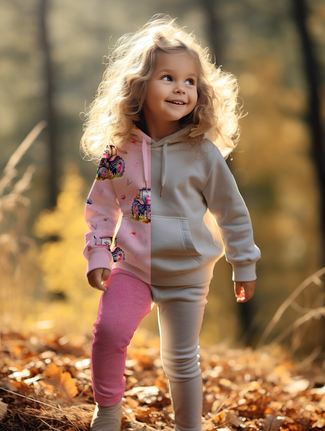 Girl Shirt Mock-up, Photoshop Mockup, Procreate Mockup, Realistic Kids ...