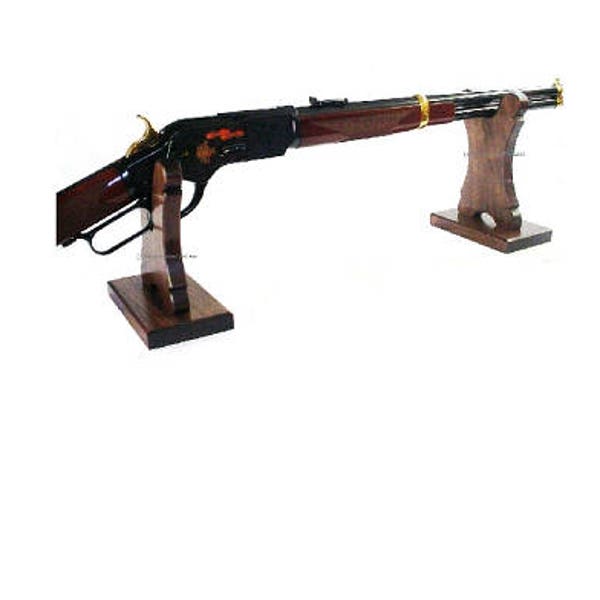 Walnut Rifle Rack - Etsy