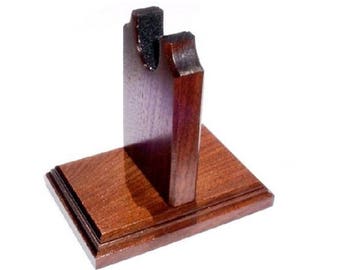 Walnut Wooden Gun Rack Revolver Handgun Pistol Stand Table | Etsy