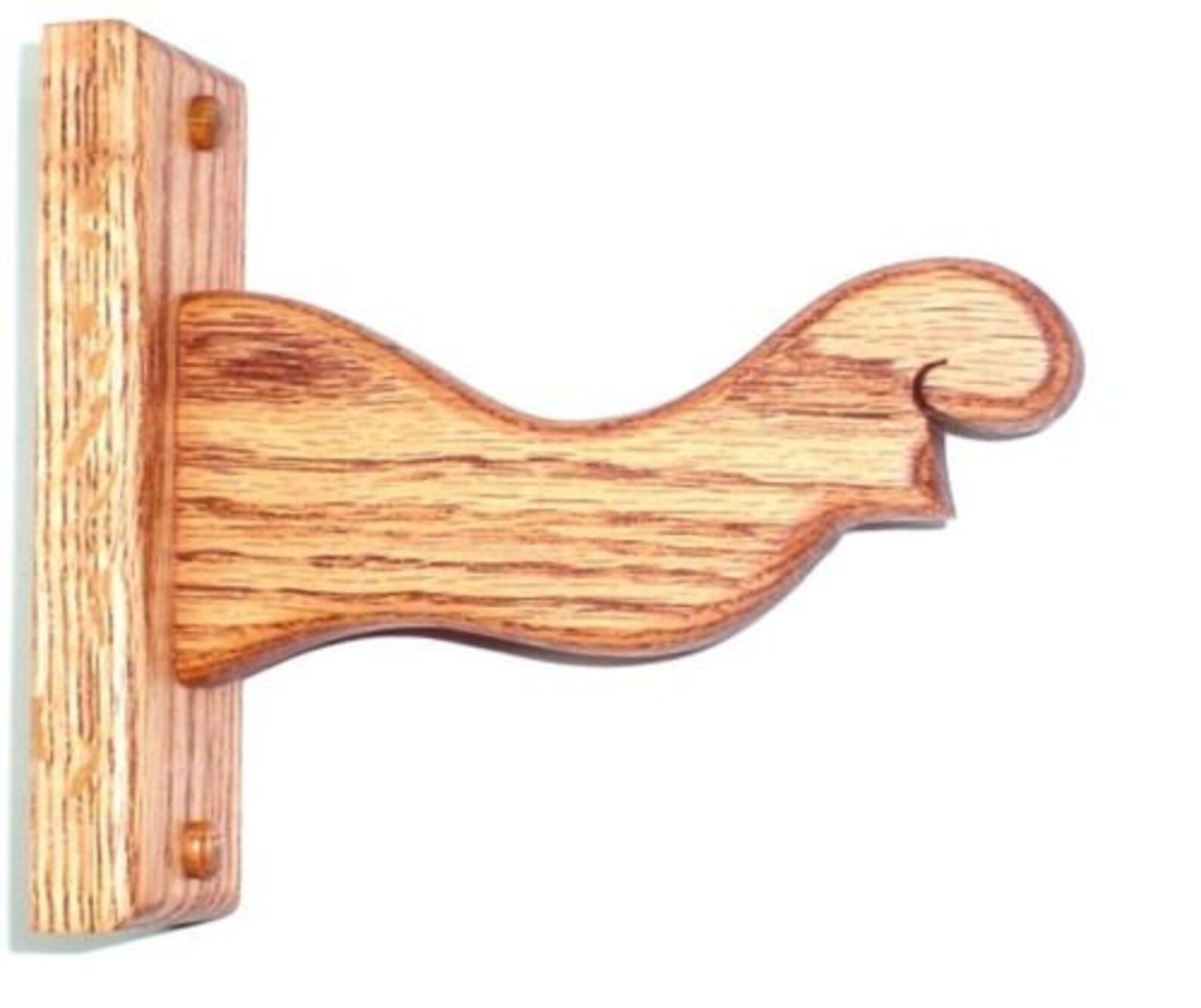 Oak Wood Vertical Bow Rack Hanger Archery Wall Display Hook - Etsy