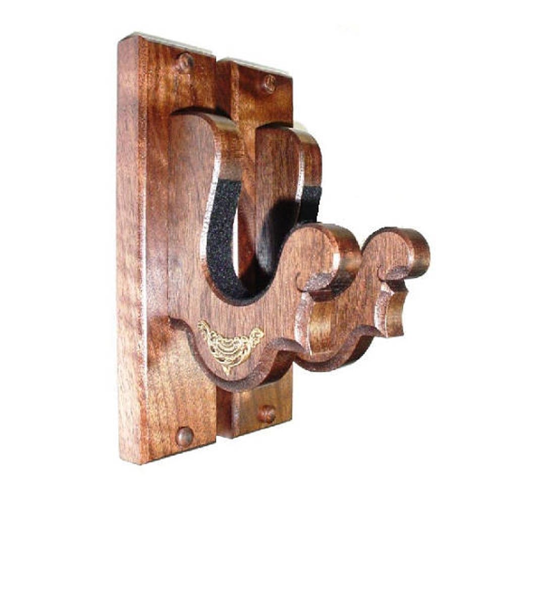 Walnut Wood Gun Rack Hangers Antique Rifle Shotgun Sword - Etsy