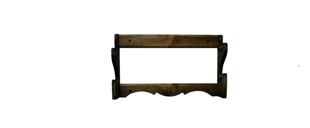 Rustic Wooden Gun Rack 2 Place Rifle Shotgun Wall Display - Etsy