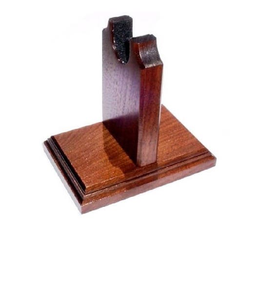 Walnut Wooden Gun Rack Revolver Handgun Pistol Stand Table - Etsy