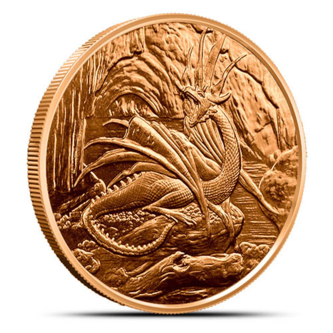 1 Oz Copper Nordic Creatures Nidhogger Collectible Boullion Coin - Etsy