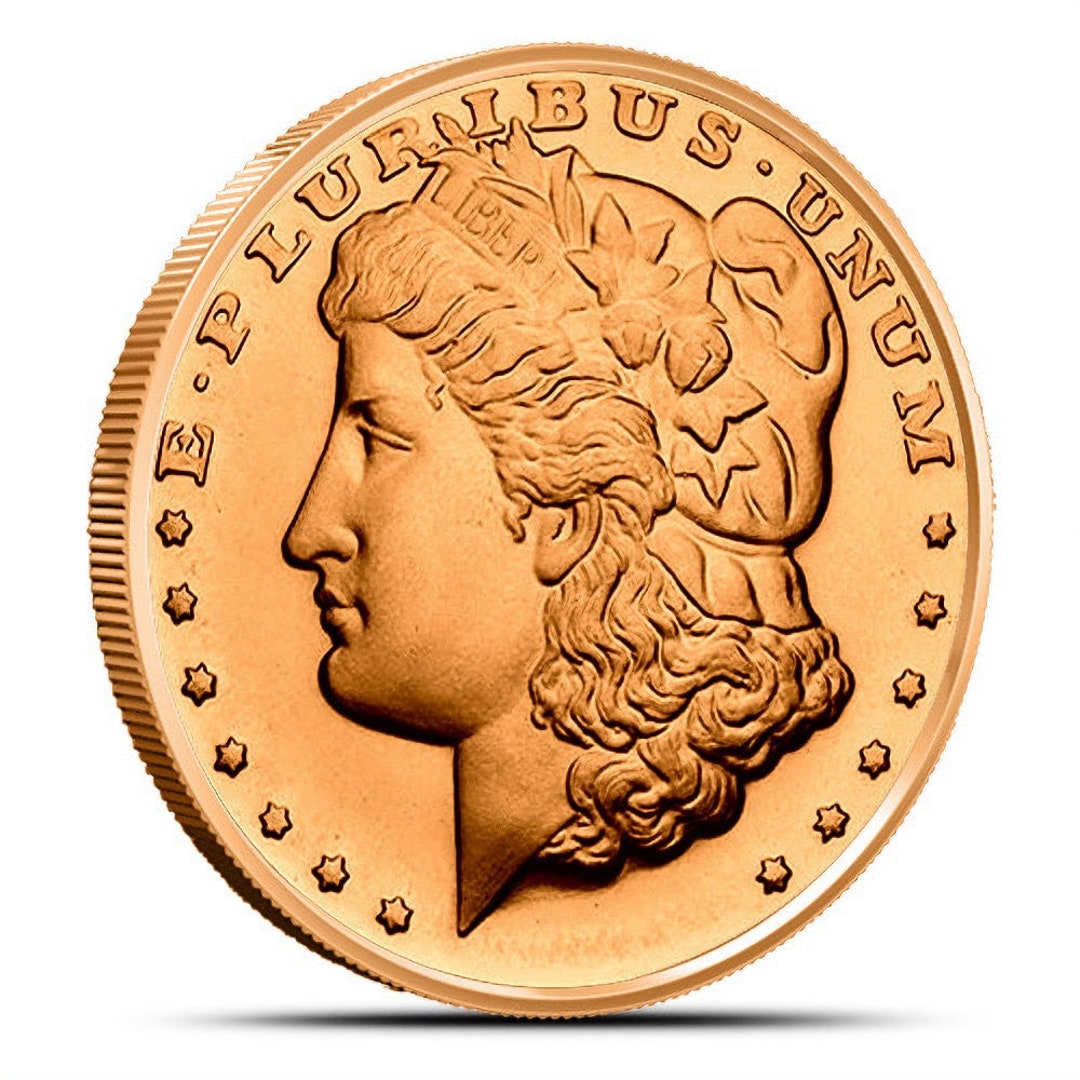 1 Oz Copper Round Collectible Coin 100 Dollar Banknote Bar Benjamin ...