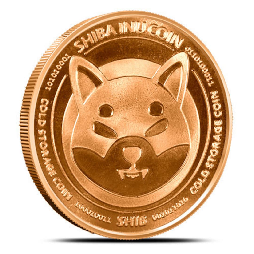 1 Oz Copper Crypto Commemorative Shiba Inu Round Collectible Bullion ...