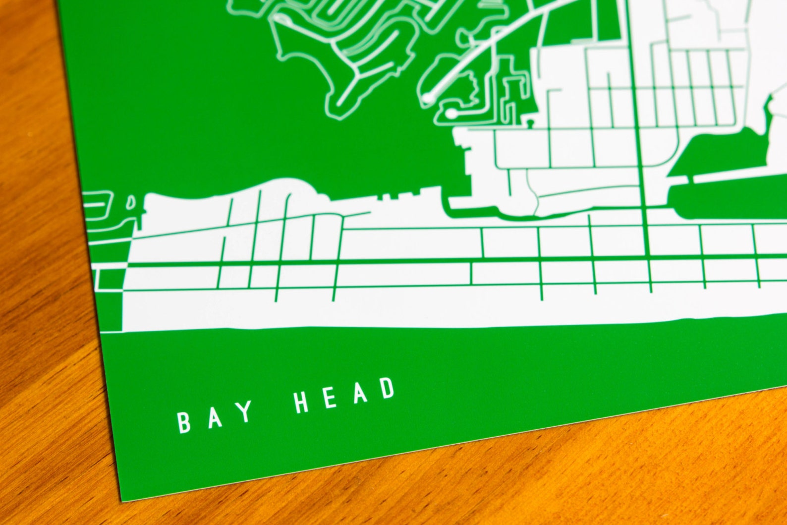Bay Head NJ Map Art Print Your Choice of Size & Color - Etsy