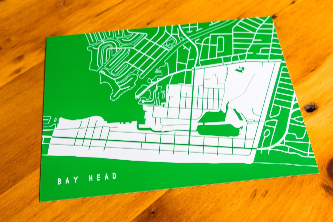 Bay Head, NJ - Map Art Print - Your Choice of Size & Color! - Etsy