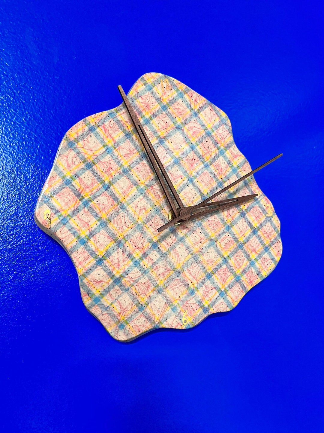 Handmade Ceramic Clock, Wall Decor - Etsy