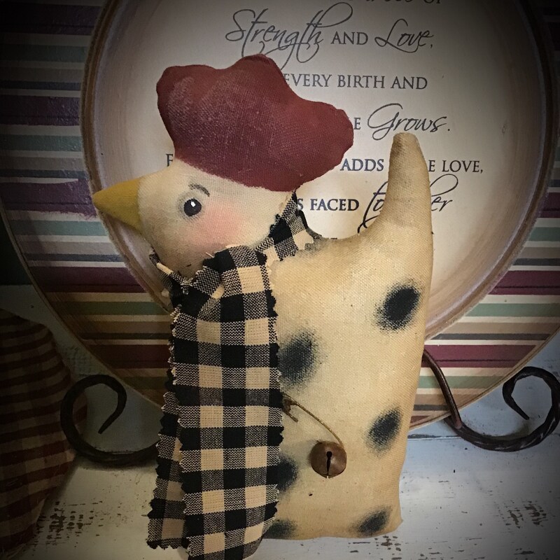 Primitive Rooster - Etsy