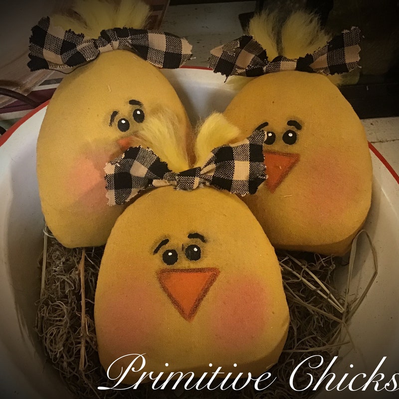 Primitive Chicks - Etsy