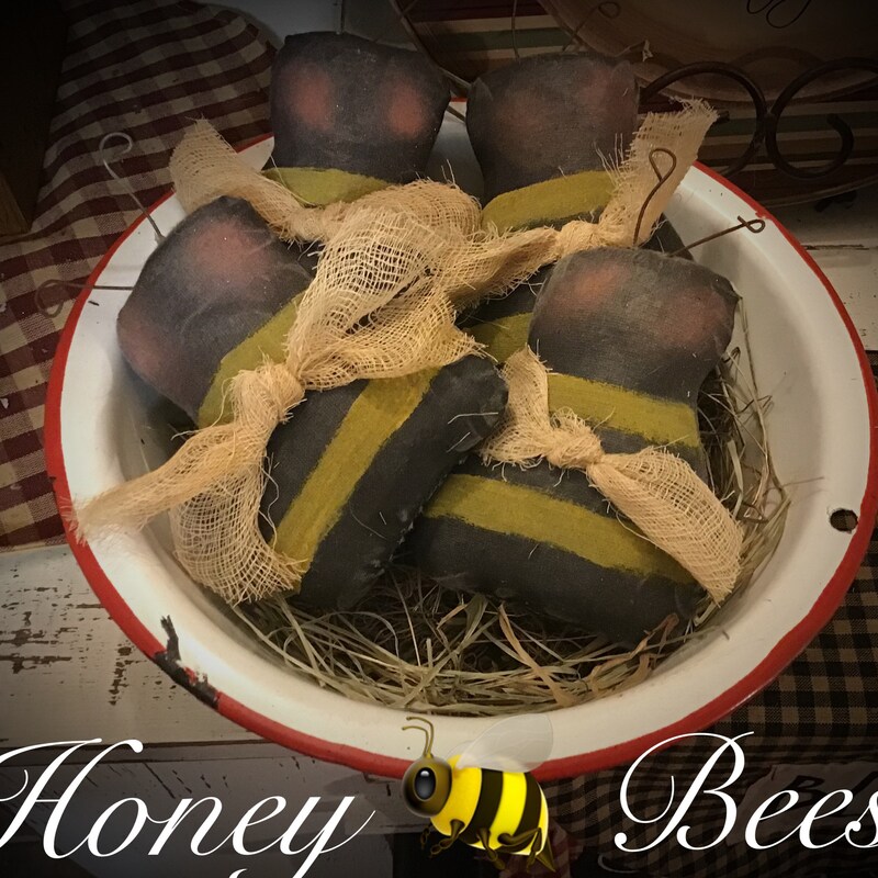Primitive Bee - Etsy