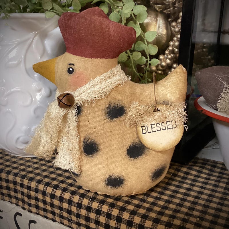 Primitive Rooster - Etsy