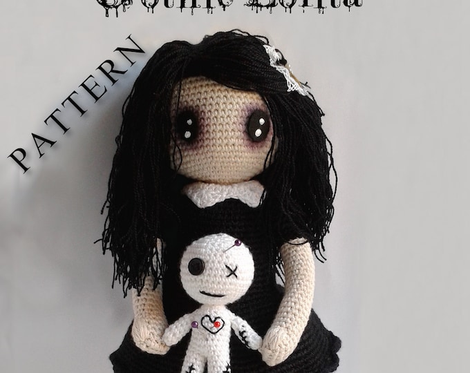 Pattern GOTHIC LOLITA With Voodoo Doll. PDF Instructions for Making ...