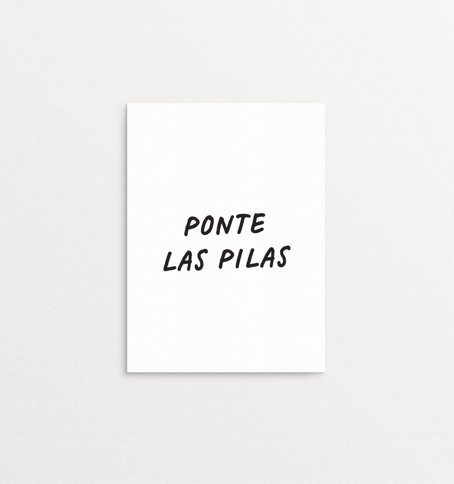 Ponte Las Pilas Printable Encouragement Motivational Wall Art Print ...